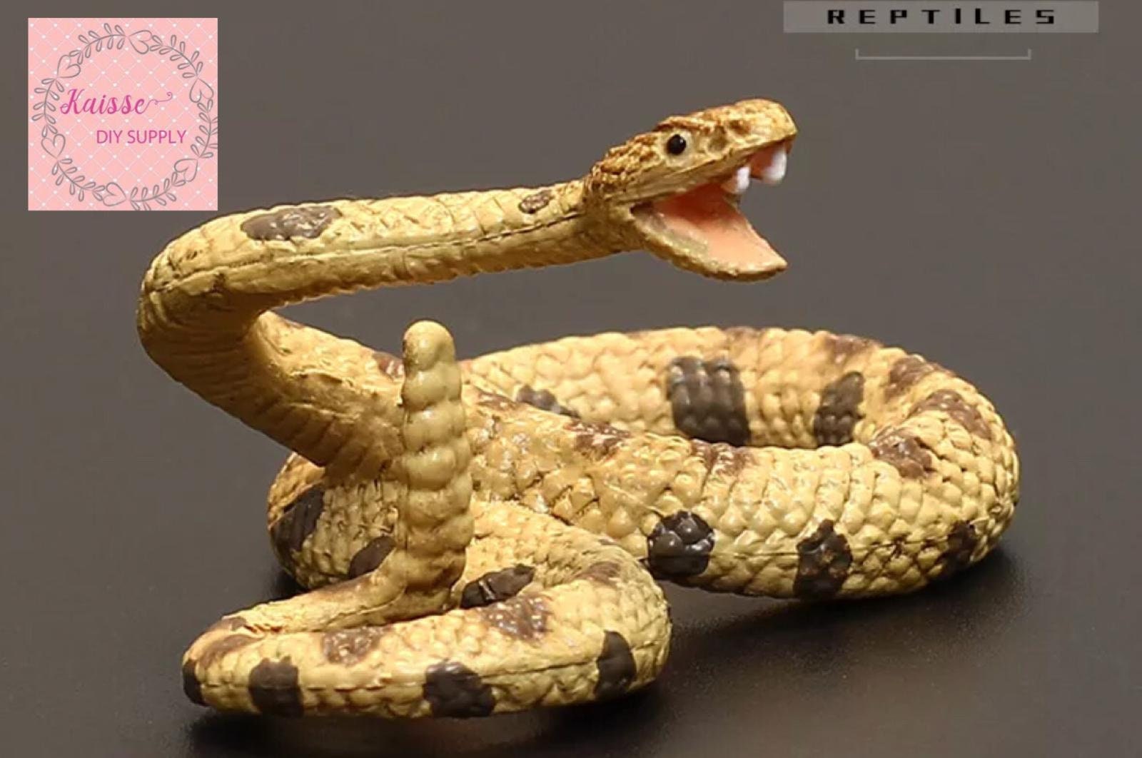 Snake miniature snake figurine garden decoration garden | Etsy