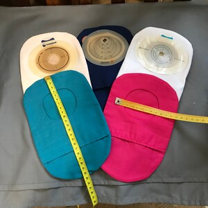 Funky Stoma Bag Covers - 'blue Skulls' - Ostomy Ileostomy Colostomy ...