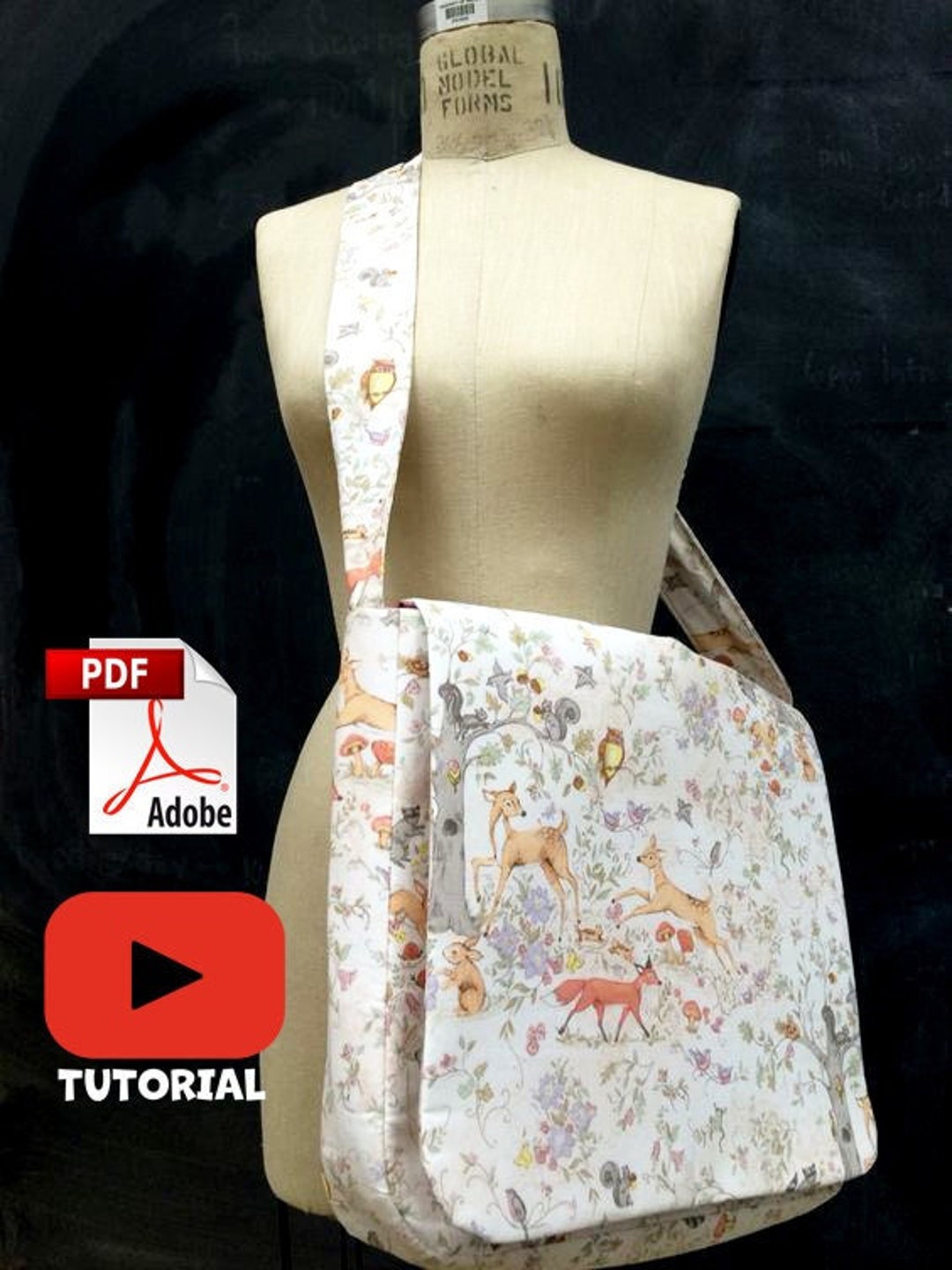 Messenger Bag Pattern & Video - Etsy