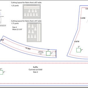 Western Skirt Pattern for Teens and Adults- Size 2 ; 25 3/8" Waist - Etsy