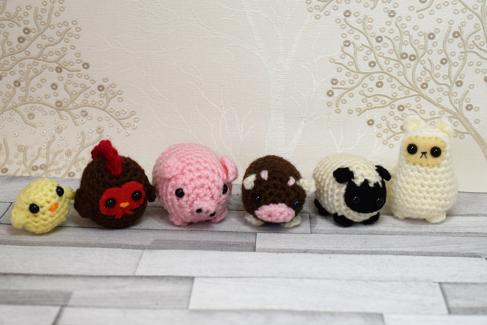 Little Tiny Cute Animal Gifts Crochet Keyring Chicks Bunnys - Etsy