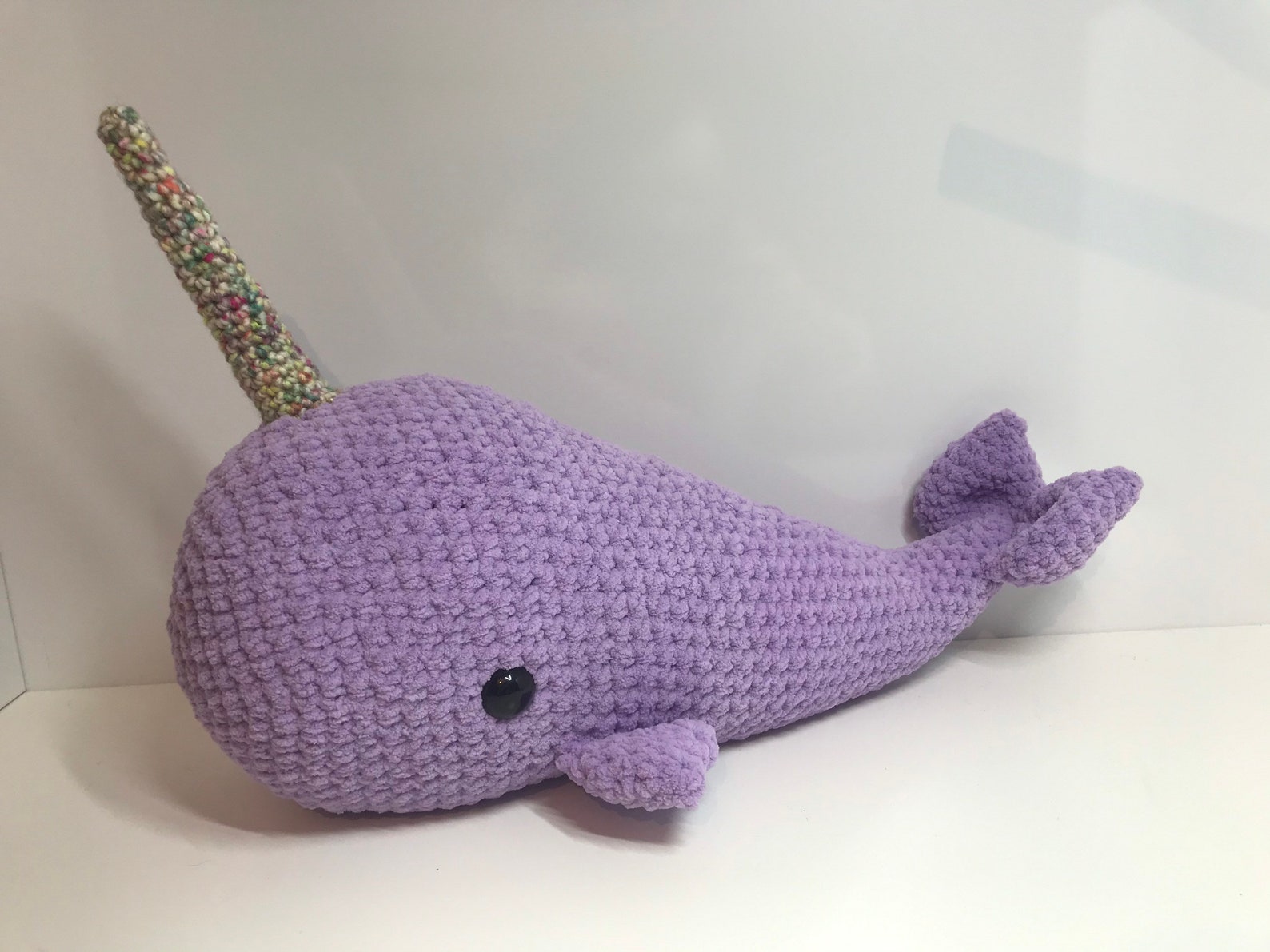 Giant Narwhal Plush Amigurumi Narwhal Crochet Narwhal - Etsy