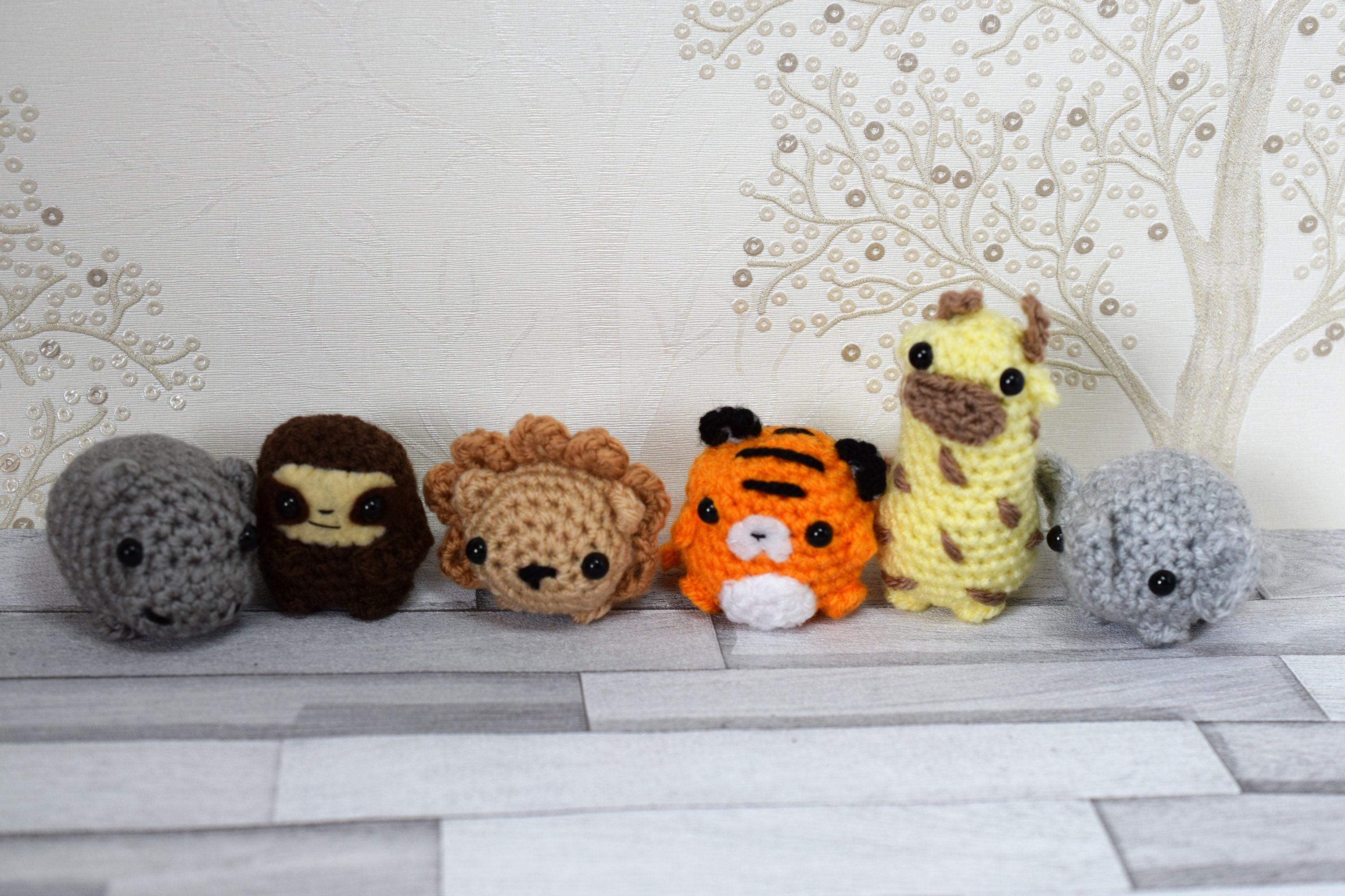 Little Tiny Cute Animal Gifts Crochet Keyring Chicks Bunnys - Etsy UK