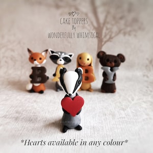 Forest Woodland Animal Theme Cake Topper Birthday Baby Child Nursery ...