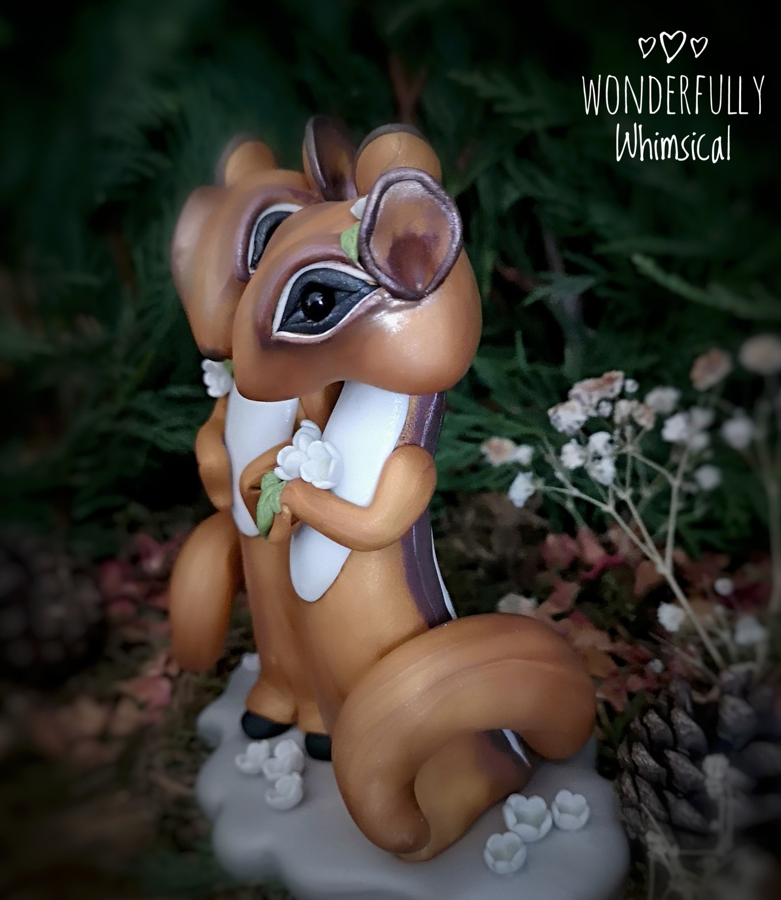 Chipmunk Wedding Cake Topper Bride Groom Animal Rustic | Etsy