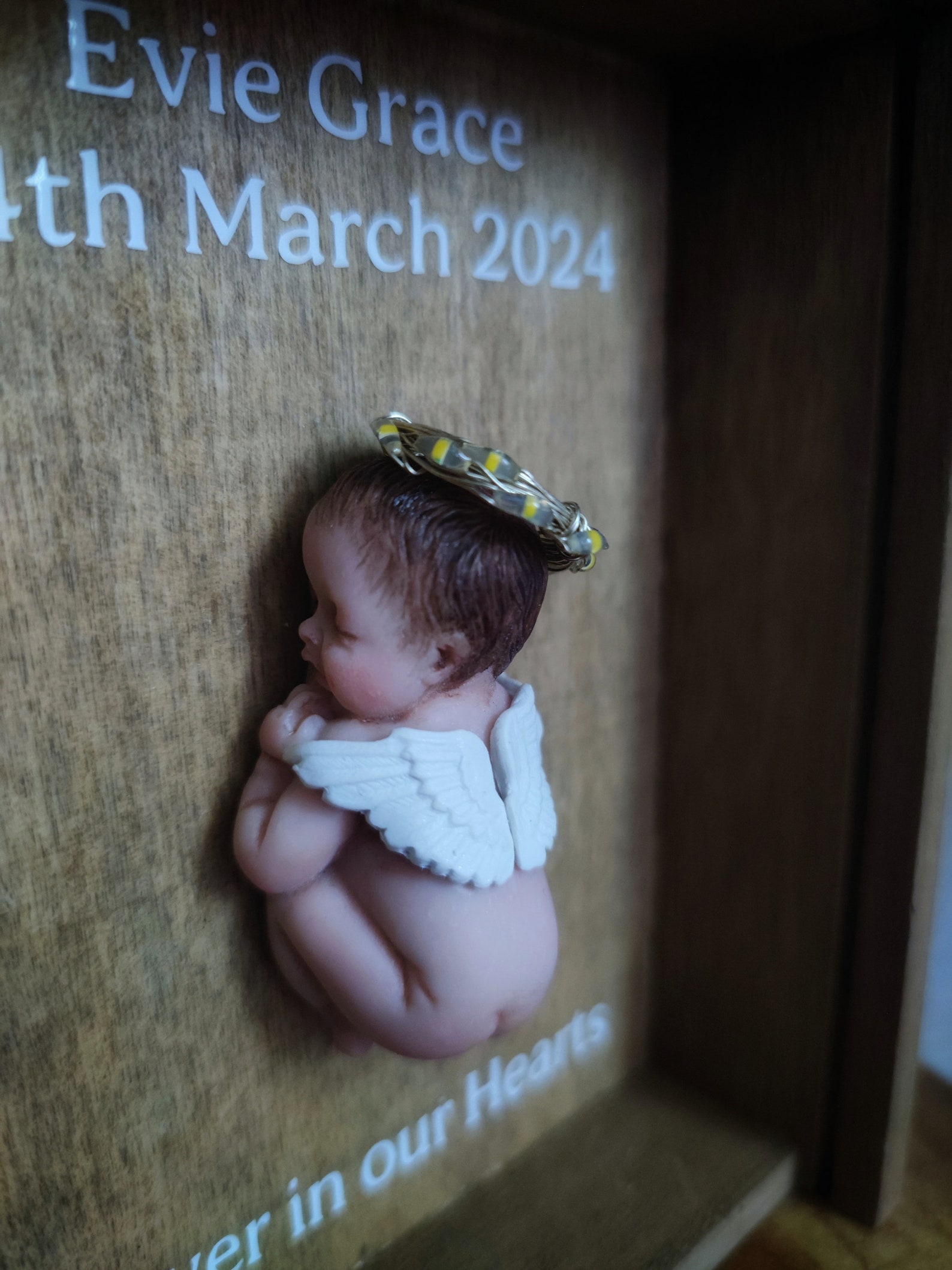 Baby Miscarriage Pregnancy Loss Infant Child Sculpture Heart Angel ...