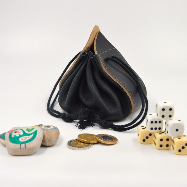 Leather Dice Bag - Etsy