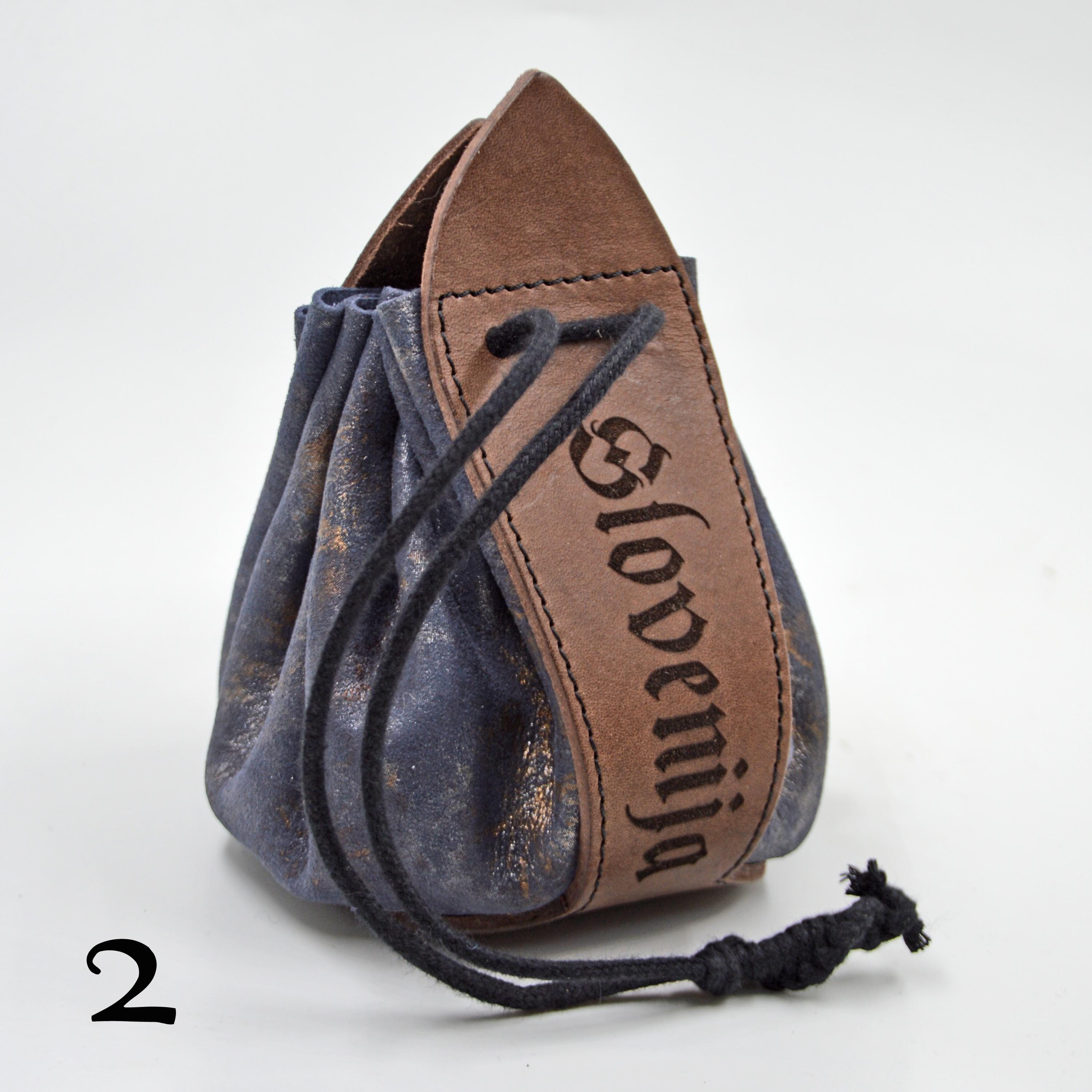 Personalized Leather Coin Pouch: Dice, Runes, Jewelry - Etsy
