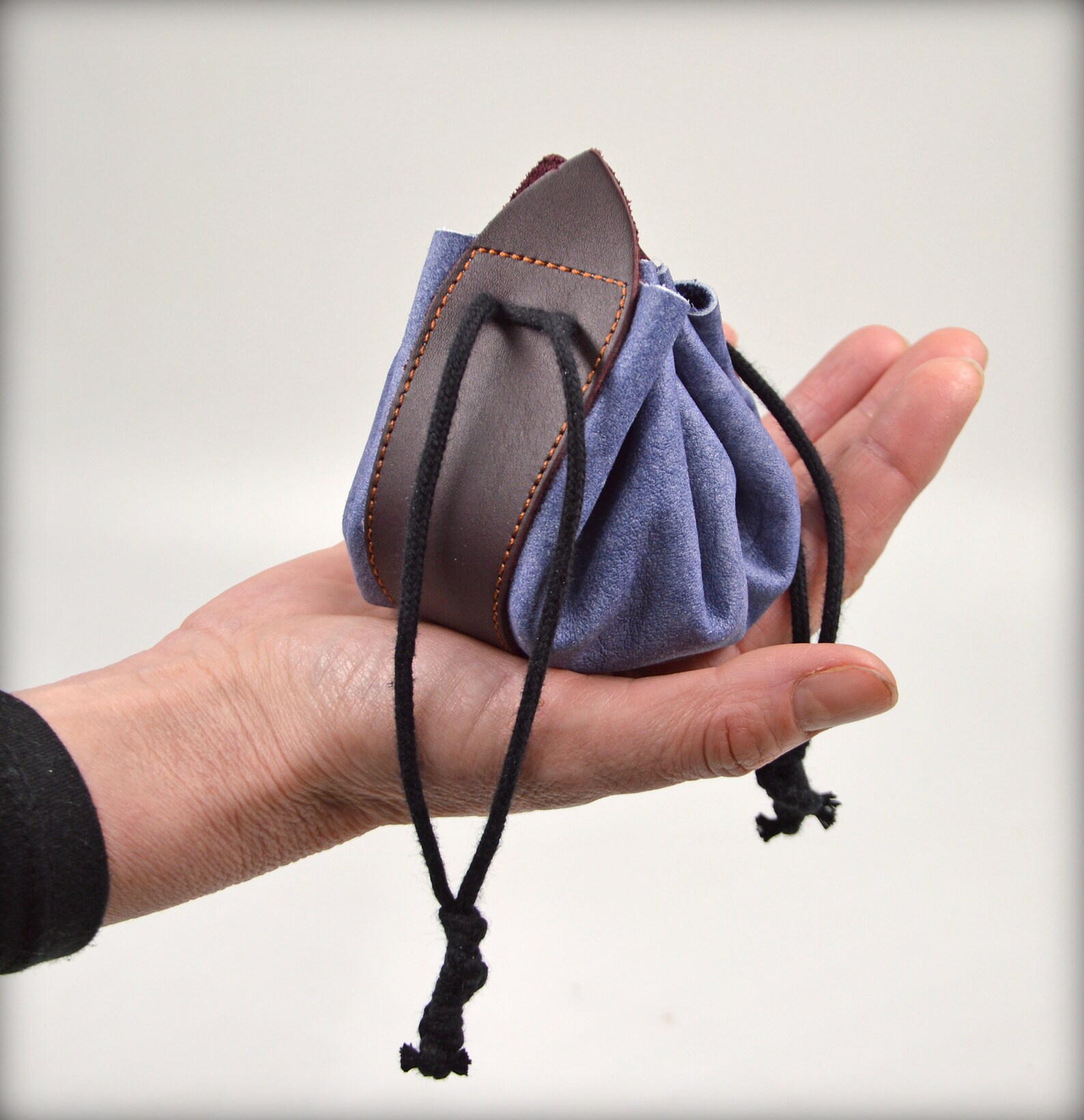 Handmade Leather Coin Pouch: Medieval Dice or Jewelry Bag - Etsy