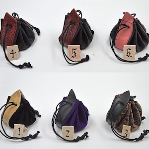 Handmade Leather Coin Pouch: Medieval Dice or Jewelry Bag - Etsy