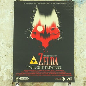 Vintage Twilight Princess Poster, Legend of Zelda, Signed Limited ...