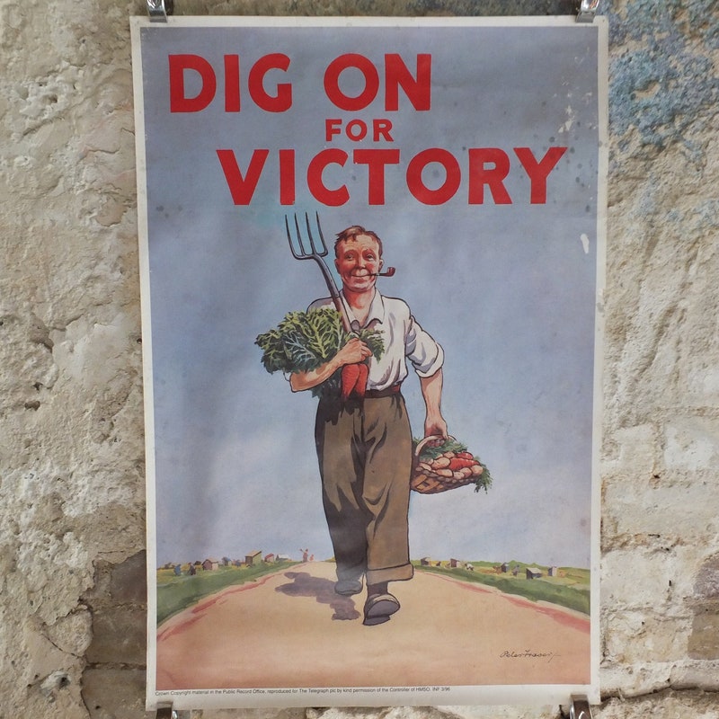 Dig for Victory Poster - Etsy UK