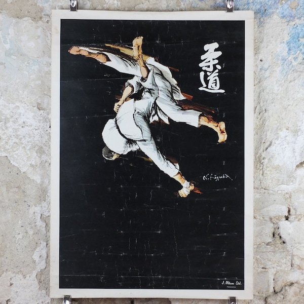 Vintage Judo Poster - Etsy