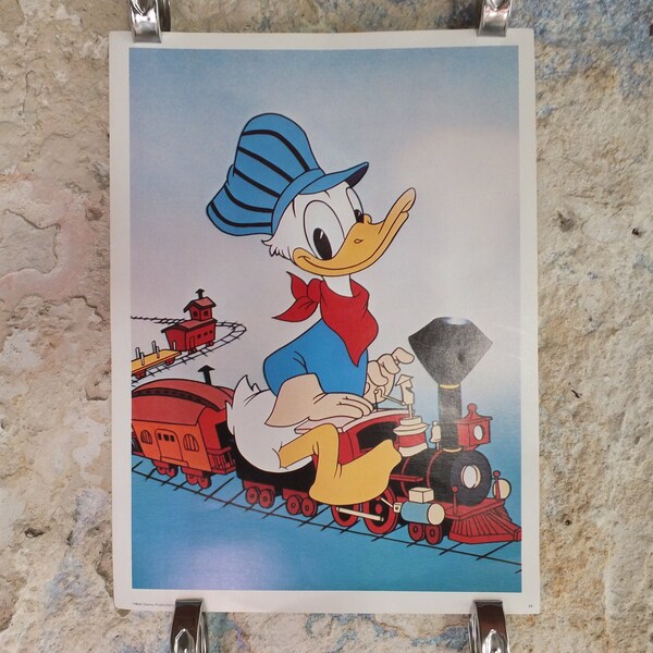Donald Duck Poster - Etsy