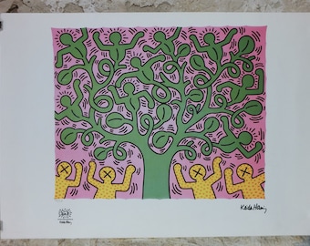 Keith Haring Tree Pop Art - Etsy
