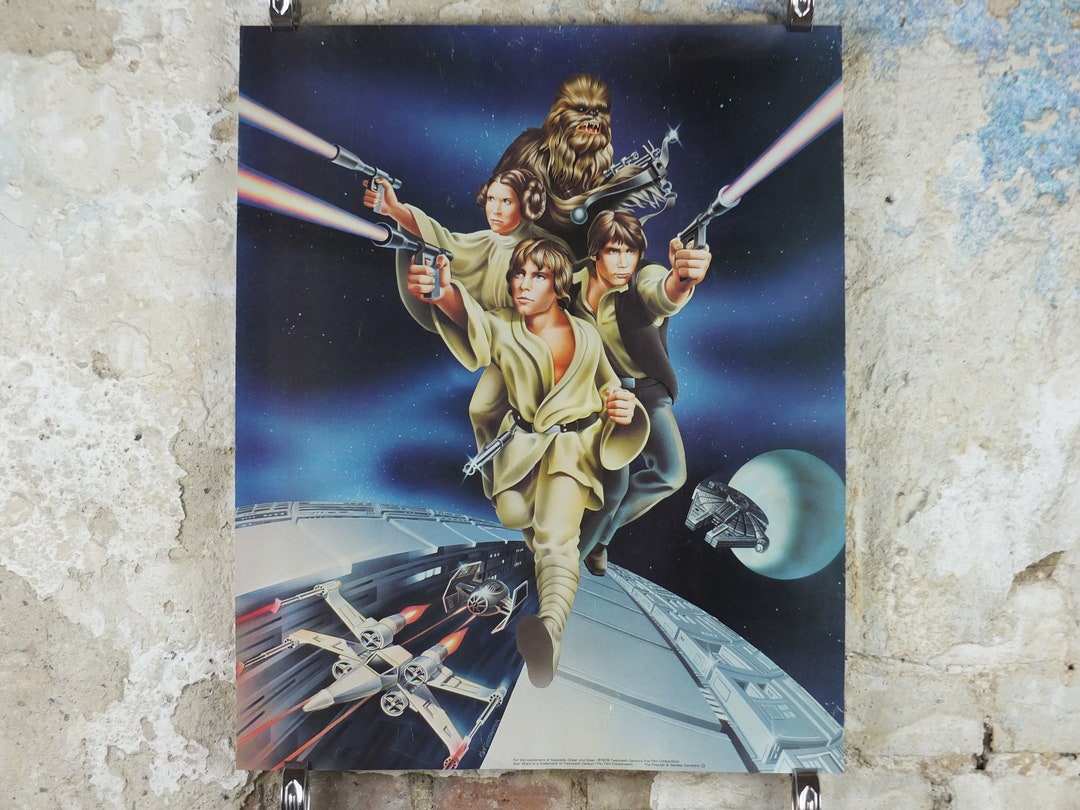 1978 Star Wars Poster, Proctor & Gamble, Luke Skywalker, Han Solo ...