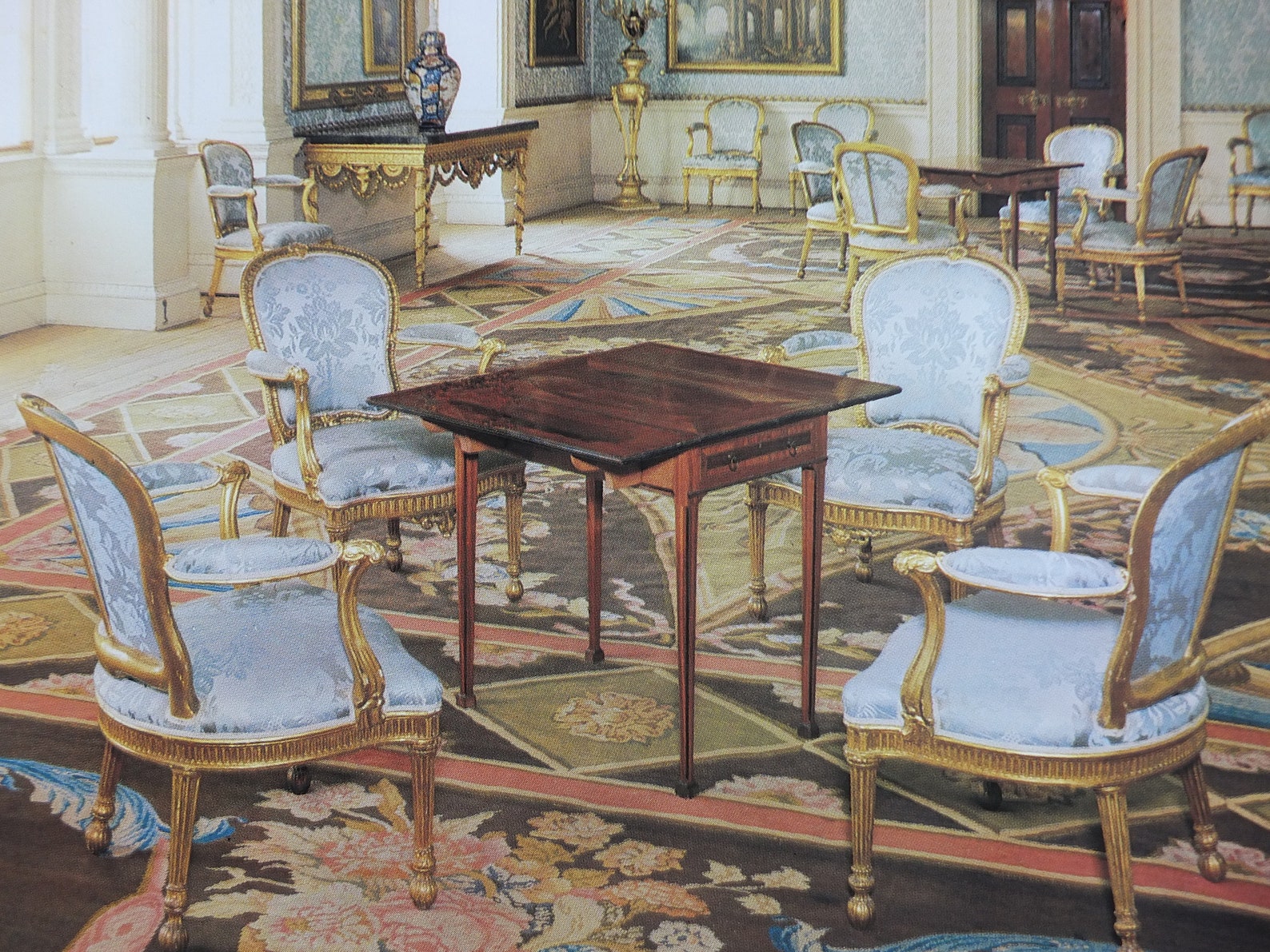 1970s Original National Trust Poster, the Saloon, Saltram House, Devon ...