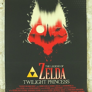 Vintage Twilight Princess Poster, Legend of Zelda, Signed Limited ...