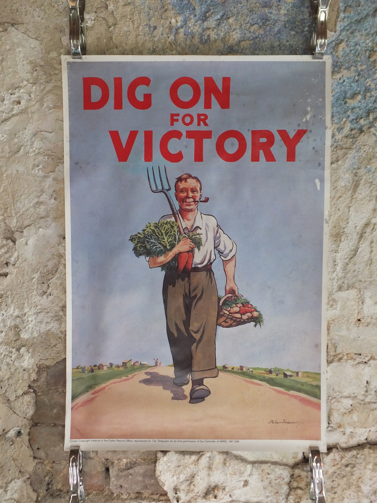 Vintage British WW2 Dig for Victory Propaganda Poster Peter - Etsy UK