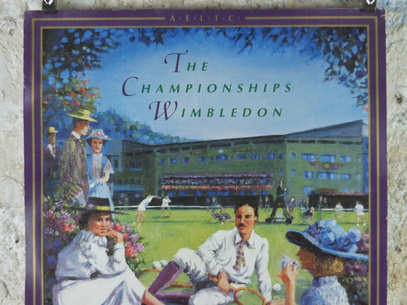 1996 Wimbledon Tennis Poster the Championships AELTC All - Etsy UK