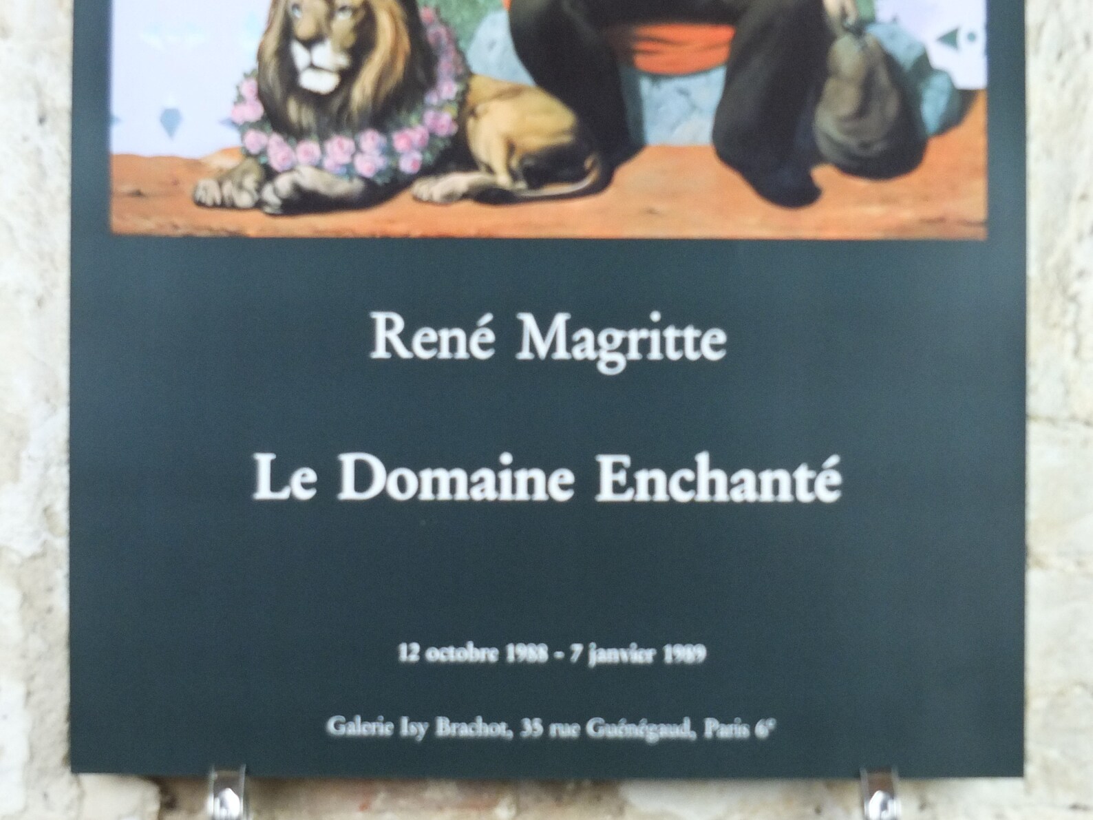 1988 Rene Magritte Poster Le Domaine Enchante the Healer - Etsy UK