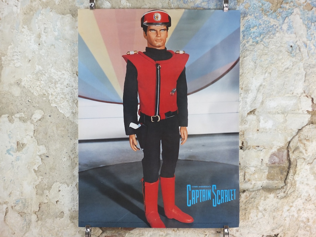 1989 Captain Scarlet Poster, From Gerry Anderson, Creator of ...