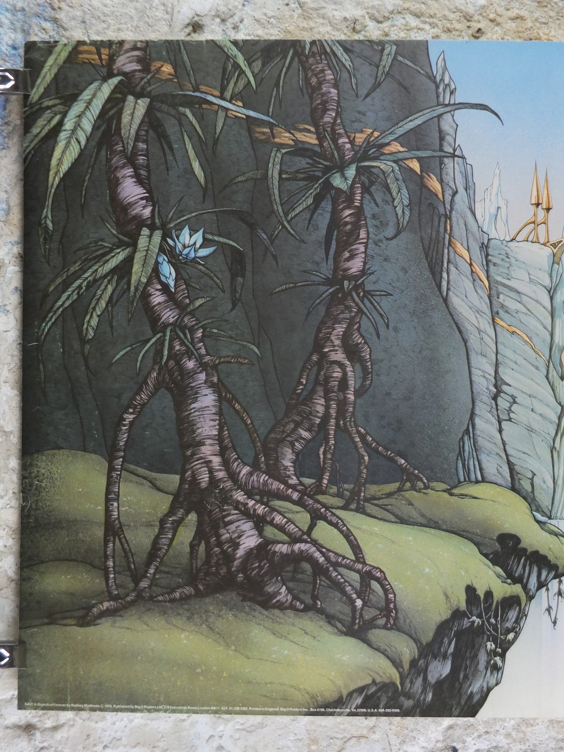1976 in Search of Forever Poster, GA31 Epic Adventure Quest Art by ...