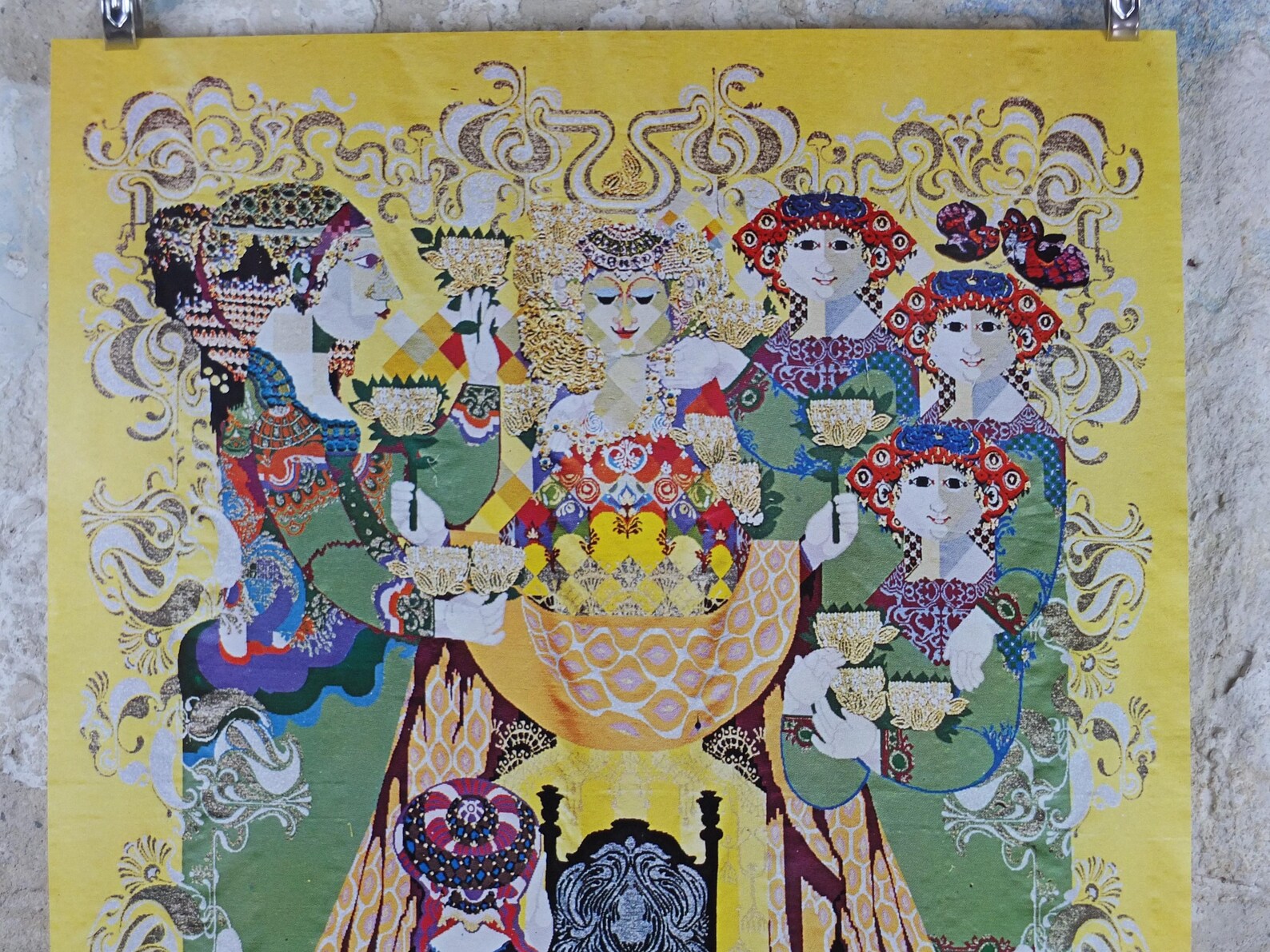 1972 Bjørn Wiinblad Tapestries Poster, 1001 Arabian Nights, Story of ...