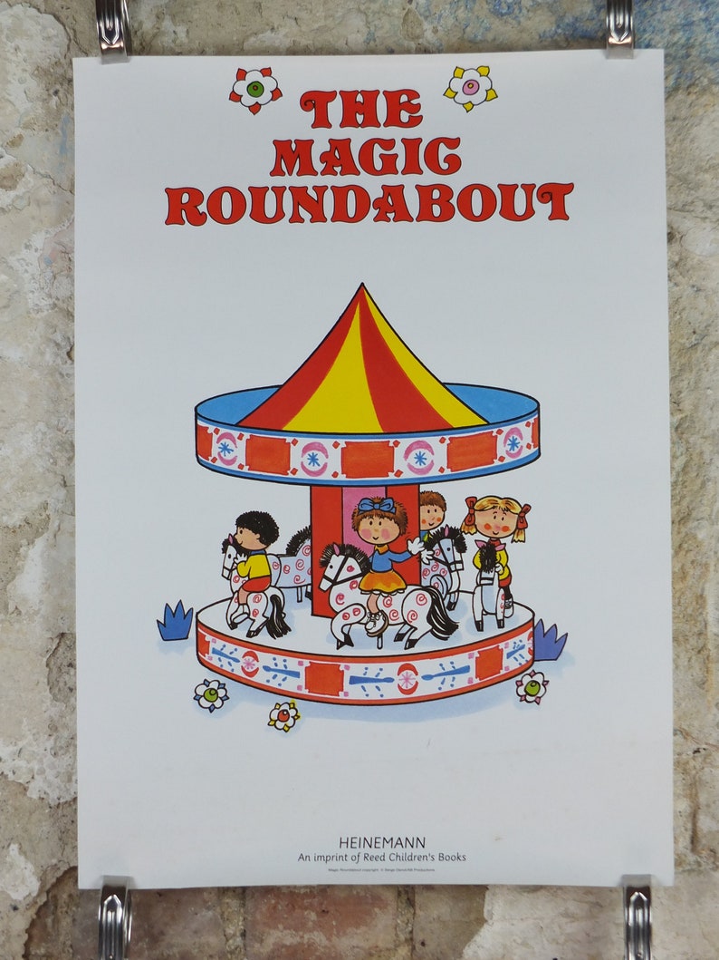 1992 the Magic Roundabout Poster Advertising for - Etsy