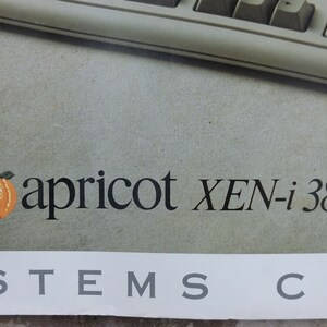 1986 Apricot Xen-i 386 Poster, the First IBM Compatible Computer With 5 ...