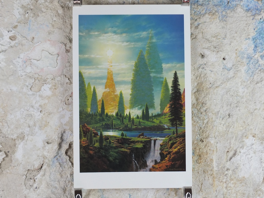 1998 Tolkien Silmarillion Poster The Lamp Of The Valar By, 57% OFF