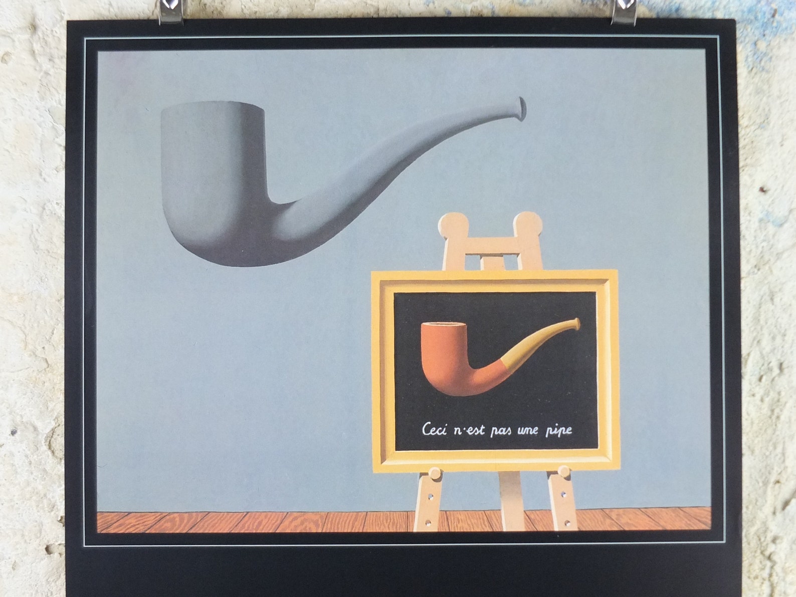 1989 Rene Magritte Poster This is Not a Pipe the Treachery - Etsy