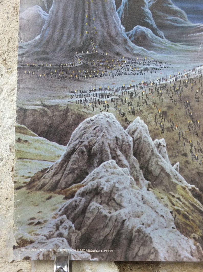 1992 Dragon Spit Poster by Robin Koni From Scandecor 1824 - Etsy