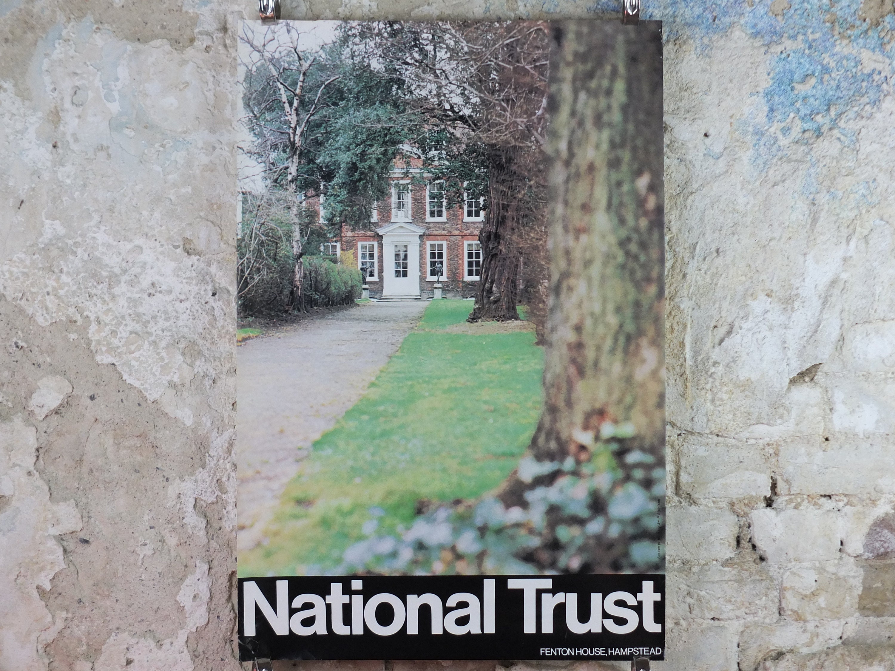 1970s Original National Trust Poster, Fenton House, Hampsted, London ...