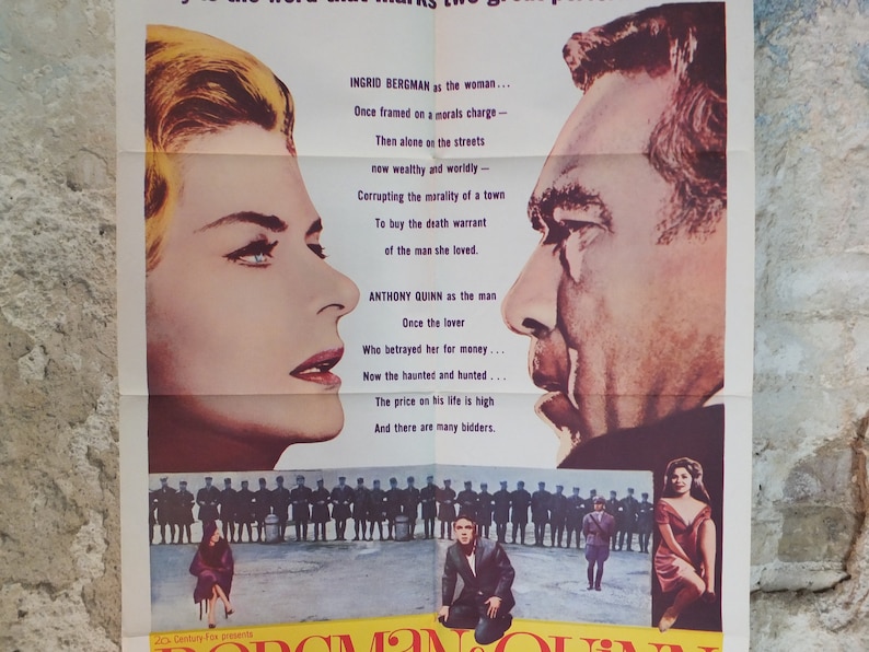 Original Vintage Movie Poster the Visit 1964 1960s Wall Art Hell Hath ...
