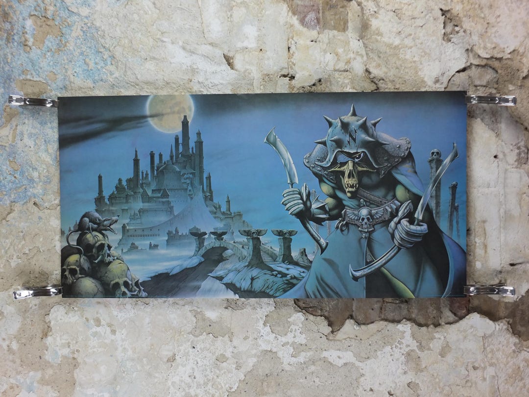 1979 Nazareth Poster, No Mean City, Friendly Fred by Rodney Matthews ...