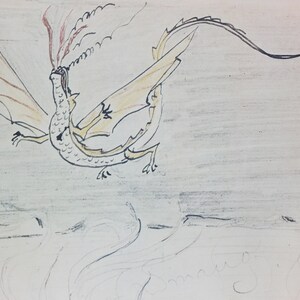 1966 the Death of Smaug Poster, by J.R.R. Tolkien, George Allen & Unwin ...