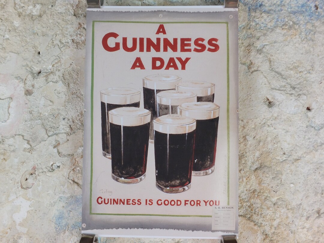 The Lost Guinness Gilroy Posters Photo, by John Gilroy, A Guinness a ...