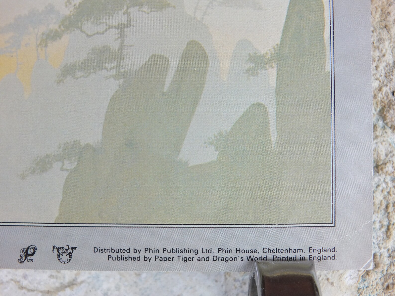 1977 Swooping Dragon Poster, by Roger Dean, From Paper Tiger and Dragon ...