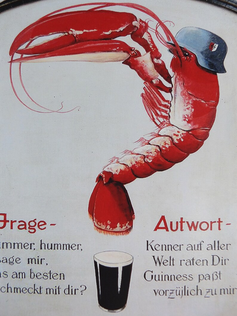 The Lost Guinness Gilroy Posters Photo, by John Gilroy, Lobster With ...