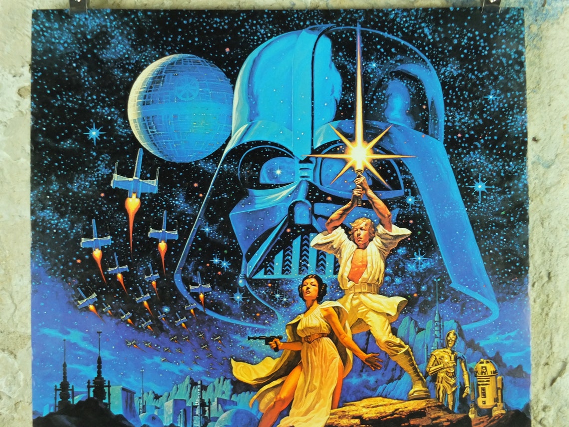 Vintage Hildebrandt Star Wars 1977 Poster in amazing | Etsy