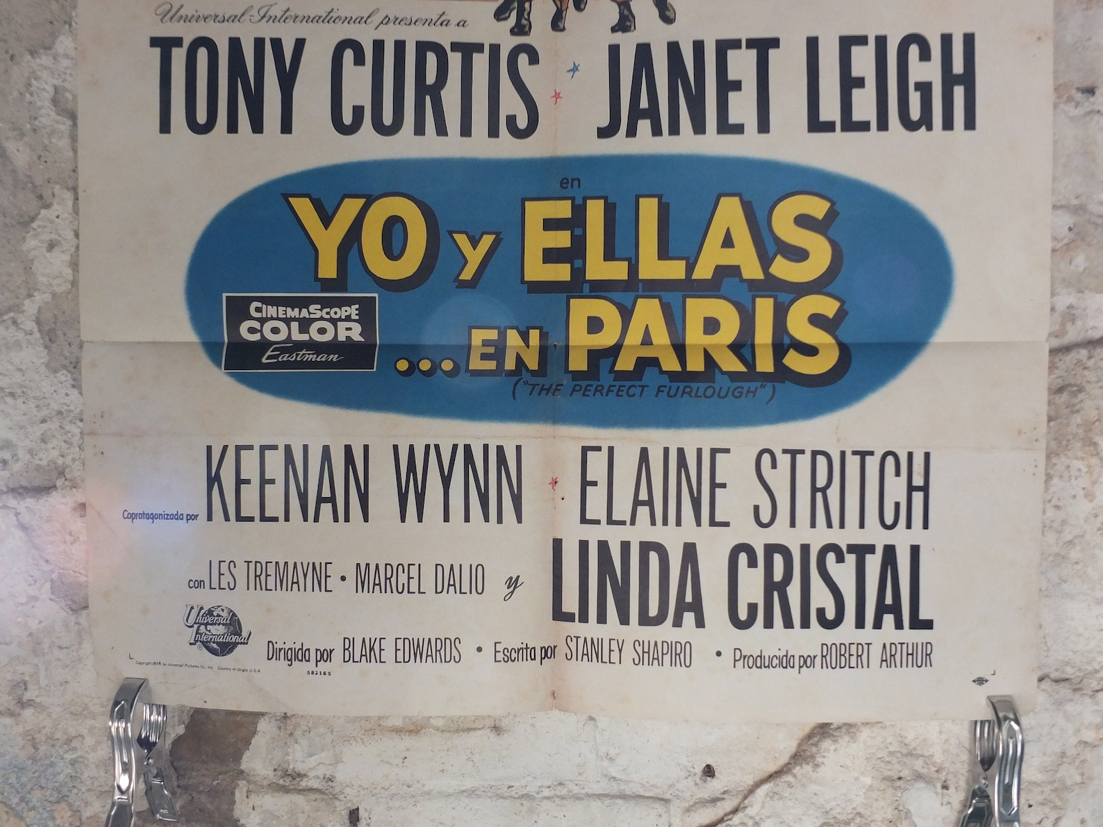 Original Vintage Movie Poster The Perfect Furlong Spanish Tony | Etsy