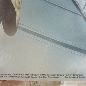 1978 Star Wars Poster, Proctor & Gamble, Luke Skywalker, Han Solo ...