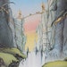 1976 in Search of Forever Poster, GA31 Epic Adventure Quest Art by ...