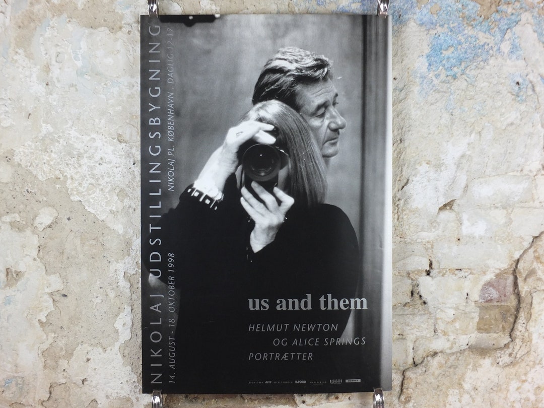 1998 Helmut Newton Poster, Us and Them, Helmut Newton and June Newton ...