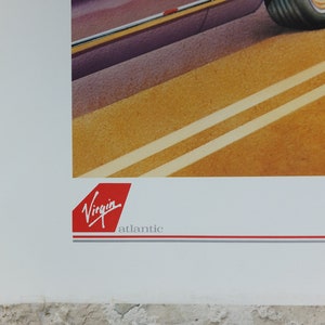 1990s Virgin Atlantic Los Angeles Poster, by Paul Simmons, California ...