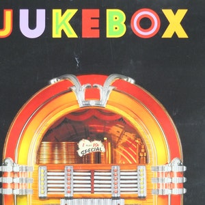 1988 Wurlizter Jukebox Poster, Colourful Retro Advertising for the ...