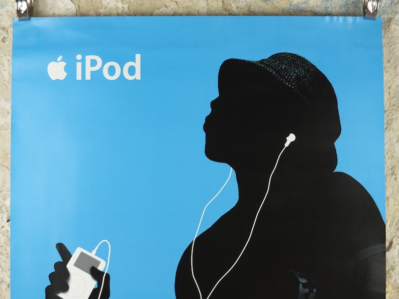 2004 Apple Ipod Poster, Original Dancing Man in Hat by Susan Alinsangan ...