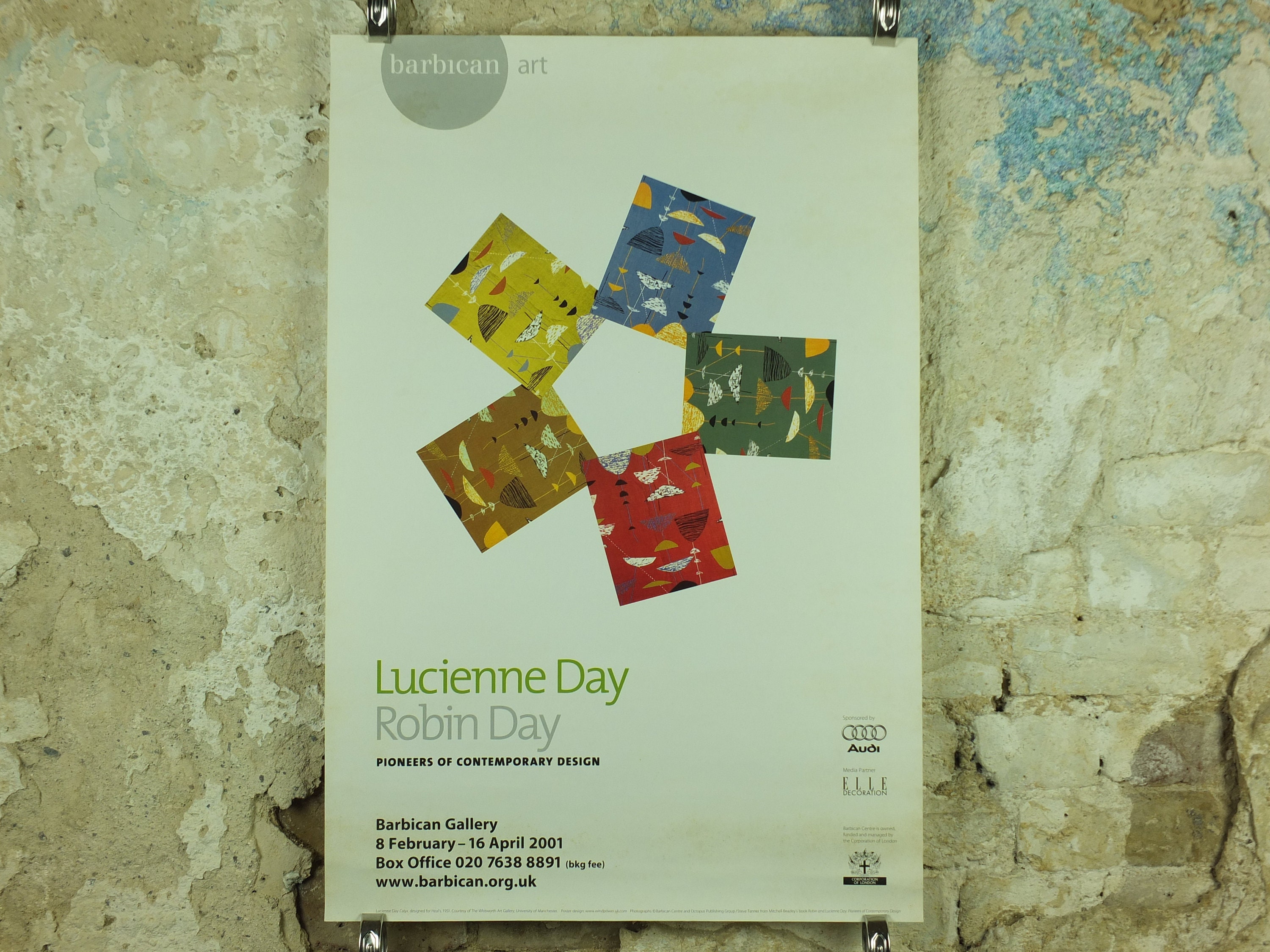 Vintage Lucienne and Robin Day Poster Barbican Centre - Etsy
