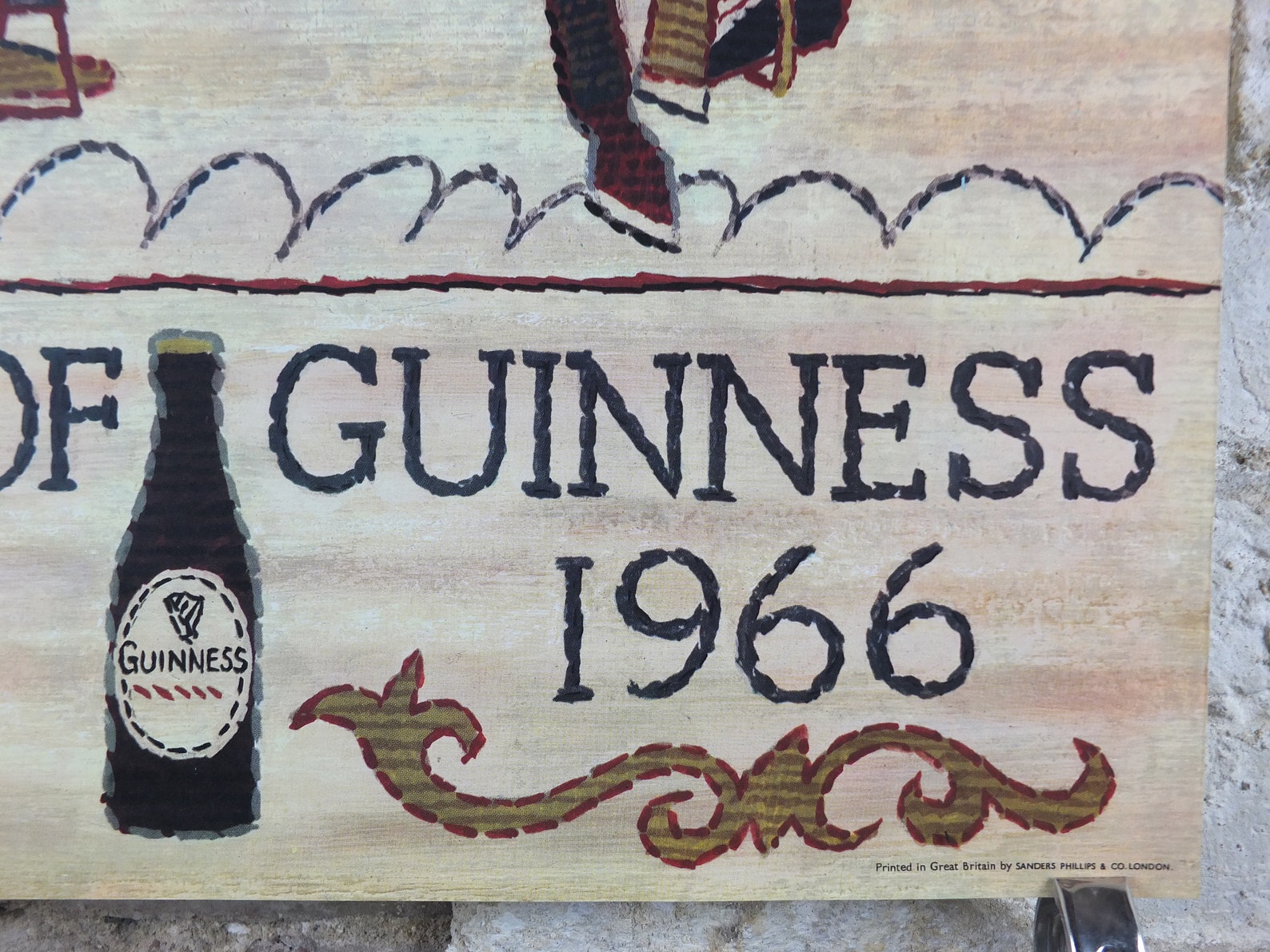 1066 Guinness Poster 1966 Original Bayeux Tapestry Theme - Etsy UK